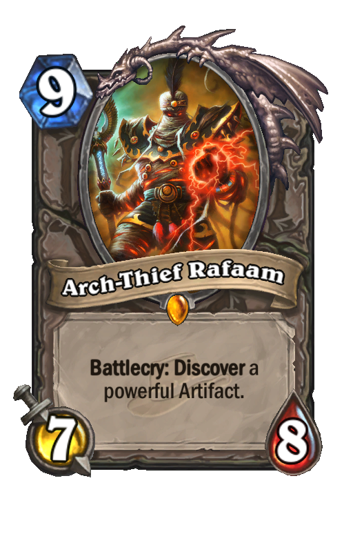 Arch-Thief Rafaam (The League of Explorers) - Best Hearthstone Decks ...