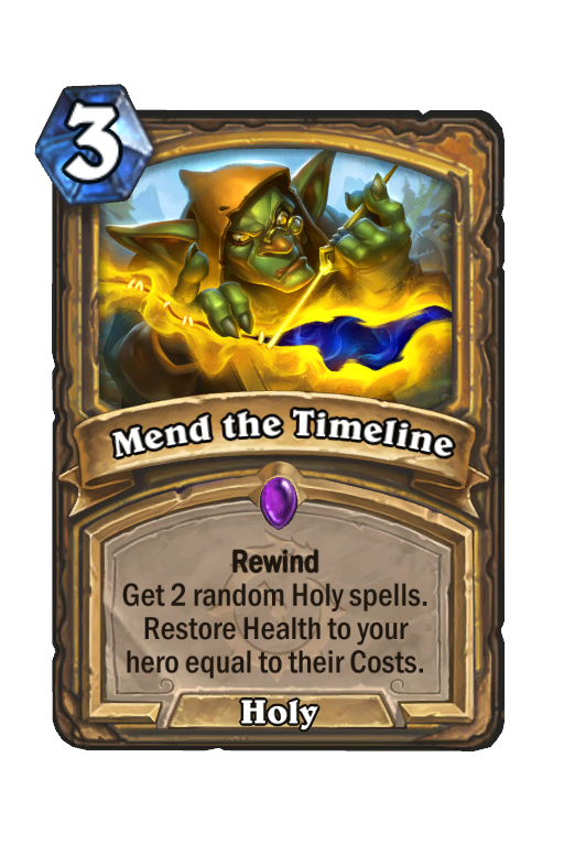 Mend the Timeline - Best Hearthstone Decks - HSReplay.net