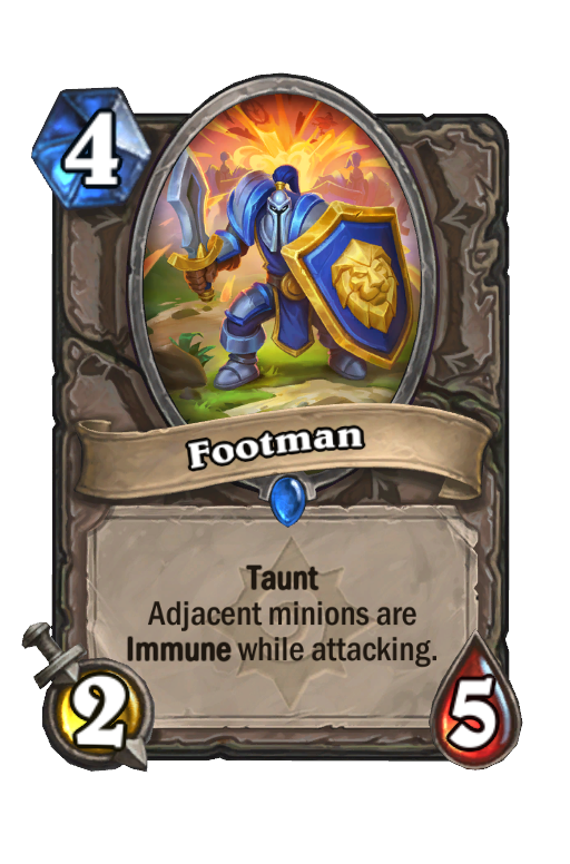 Footman (Legacy) - Best Hearthstone Decks - HSReplay.net