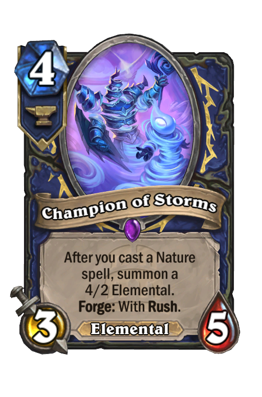 Champion of Storms - Best Hearthstone Decks - HSReplay.net