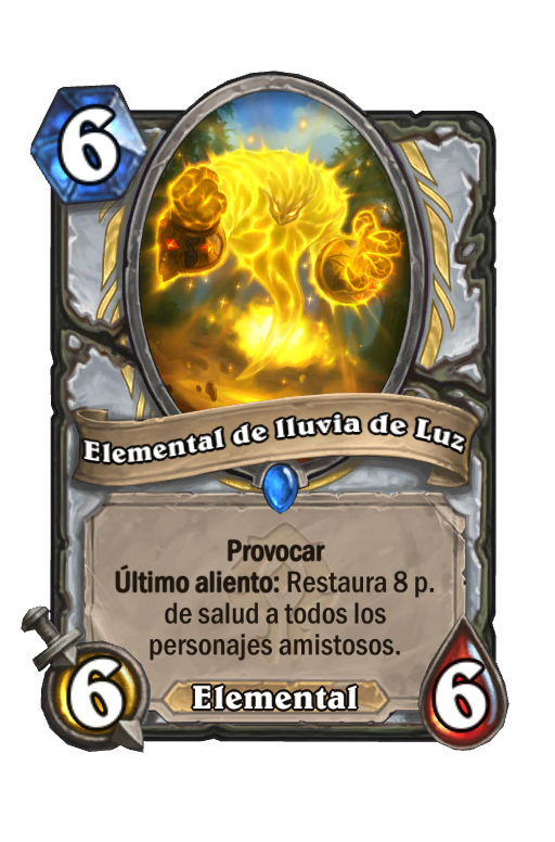 Elemental de lluvia de Luz (Forjados en los Baldíos) - Hearthstone Card ...