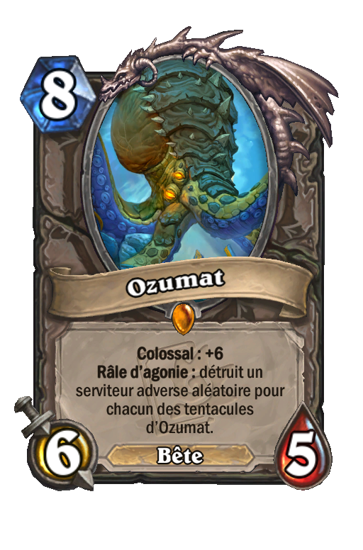 Ozumat (Au cœur de la cité engloutie) - Carte Hearthstone - HSReplay.net